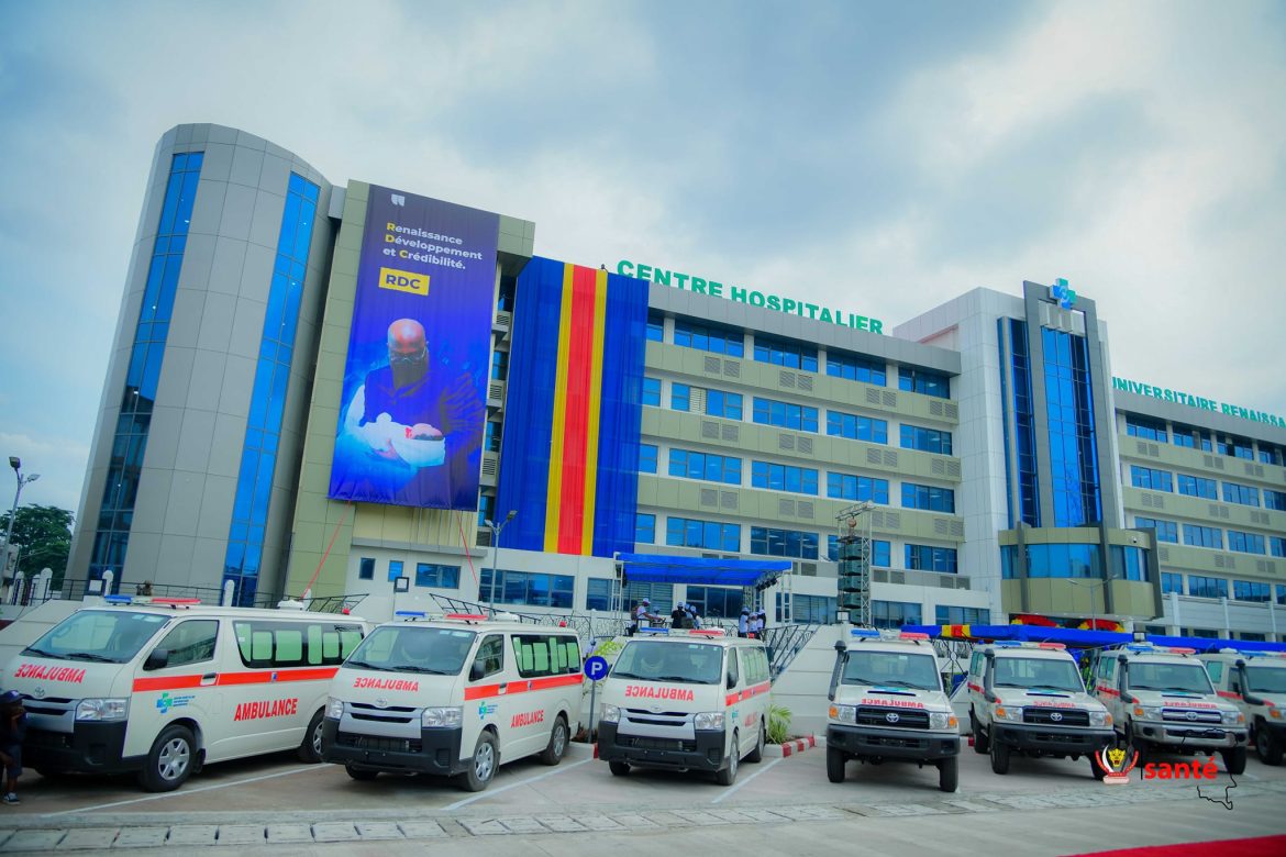 Kinshasa : Félix Tshisekedi inaugure le "Centre Hospitalier ...