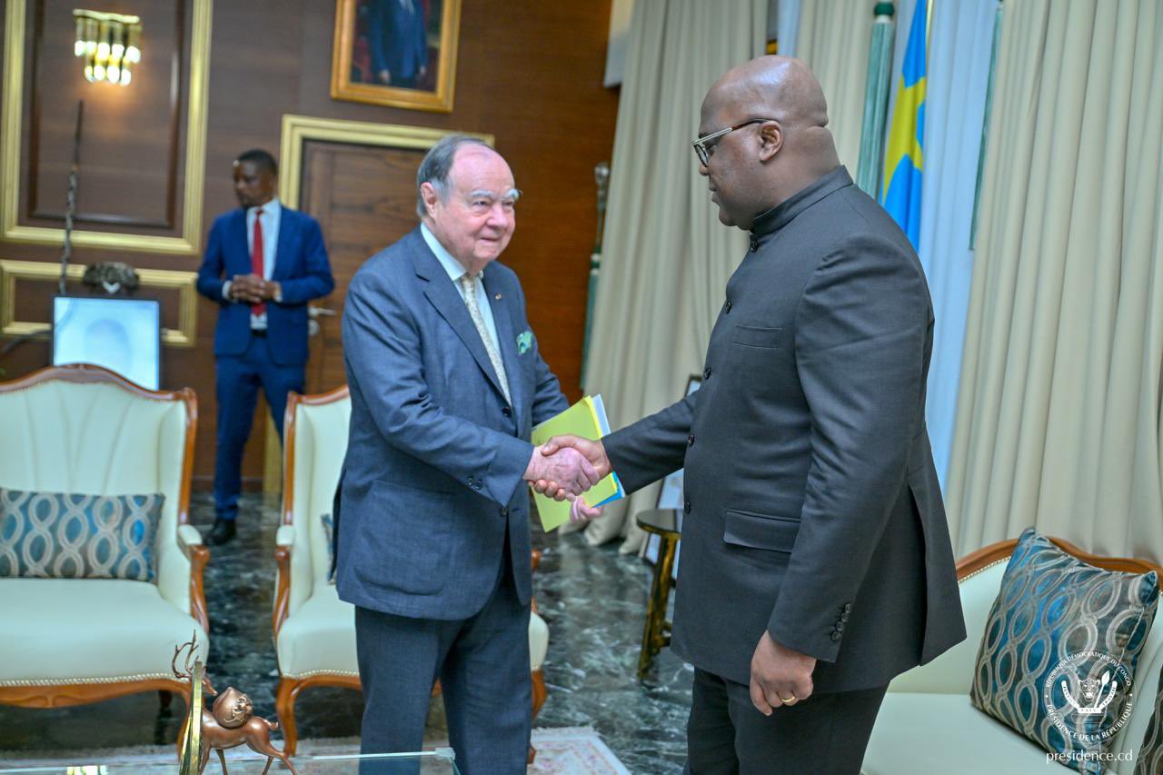 RDC : Félix Tshisekedi échange avec George Forrest sur le programme ...