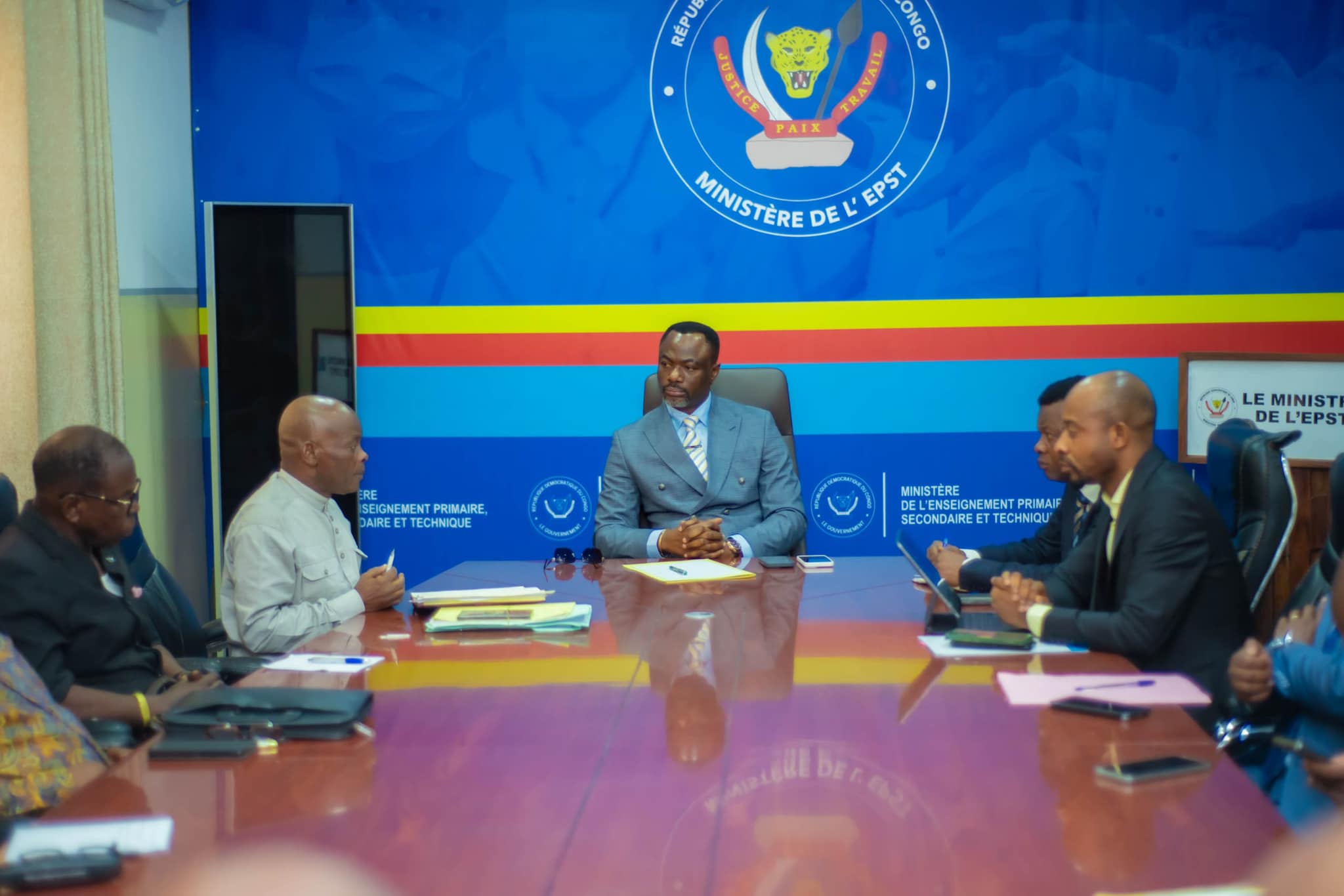 EPST : Le Ministre Tony Mwaba s'enquiert de l'état d'avancement des ...