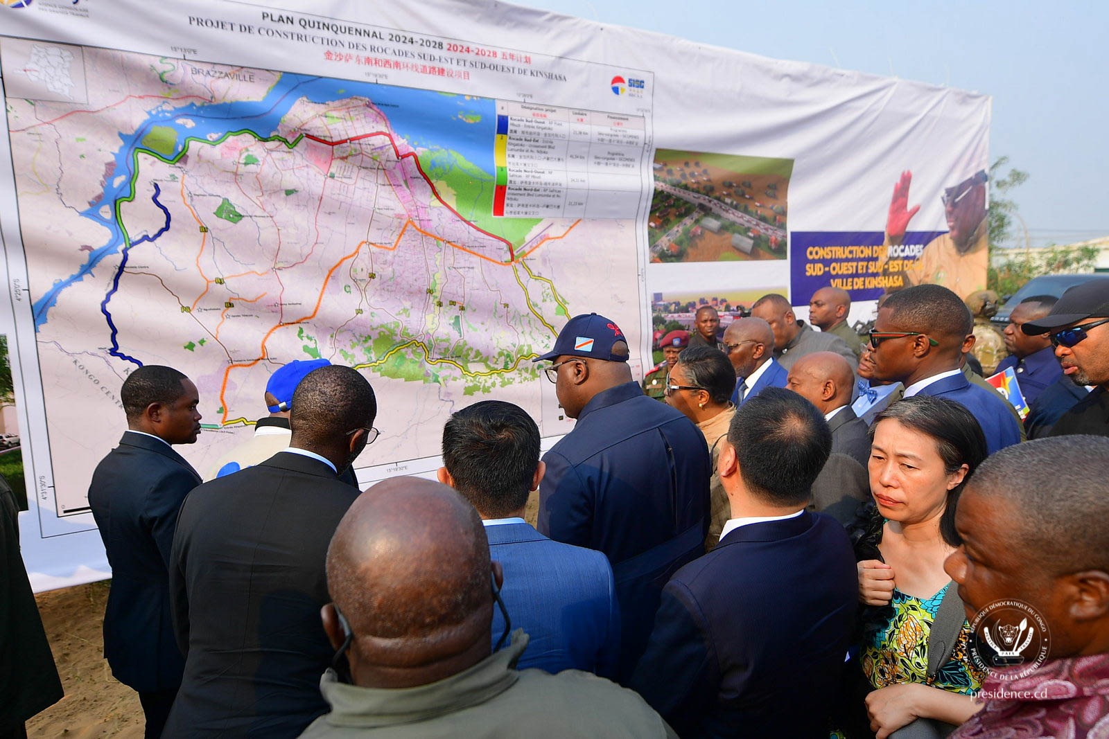 Infrastructures : Le Président Félix Tshisekedi lance les travaux de ...